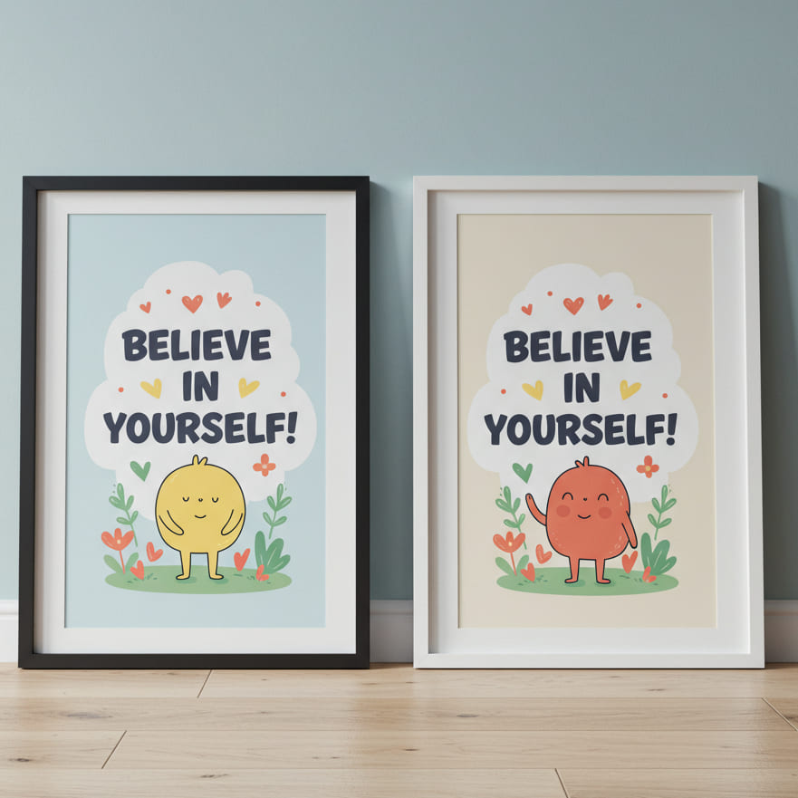Believe in Yourself Posters with Lesson Plan | Class Creations