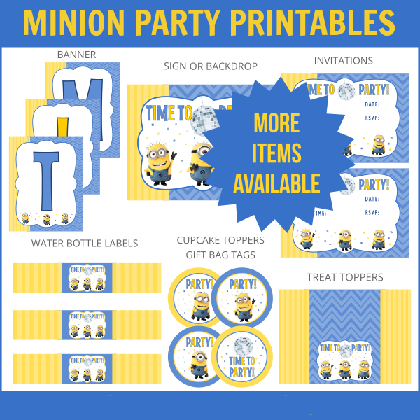 Minion Classroom Party Activity Set with Lesson Plan | Class Creations