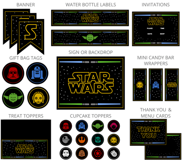 Star Wars Classroom Party Activity Set with Lesson Plan | Class Creations