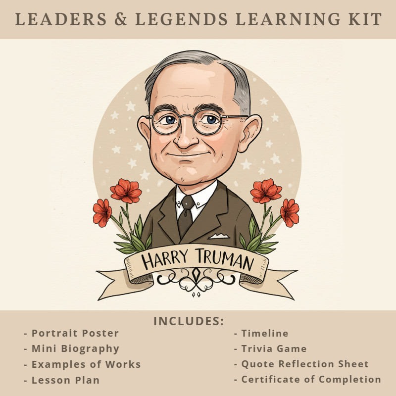 Harry Truman – Leaders & Legends Learning Kit | Class Creations