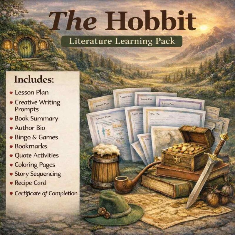 The Hobbit Literature Learning Pack | Class Creations