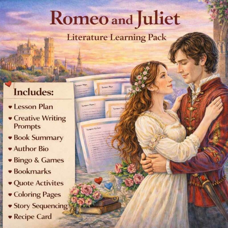 Romeo and Juliet Literature Learning Pack | Class Creations