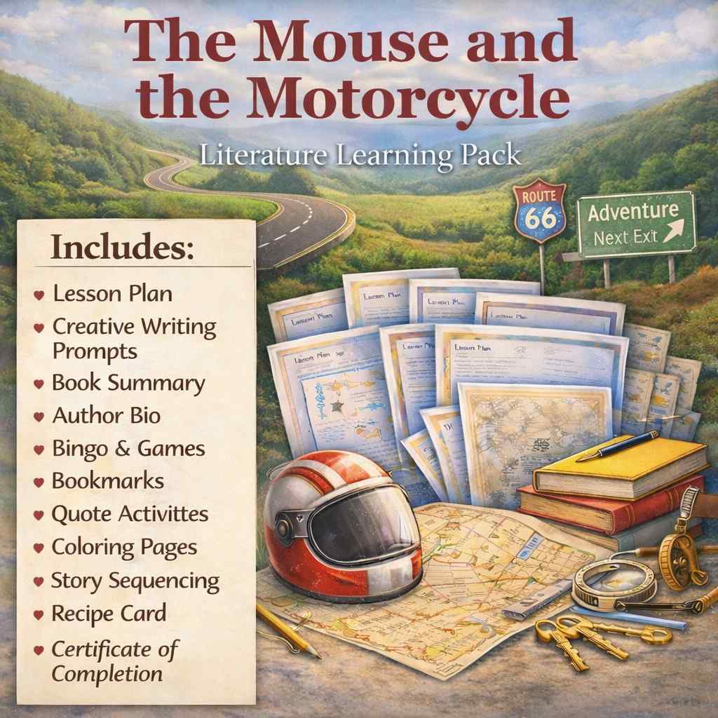 The Mouse and the Motorcycle Literature Learning Pack | Class Creations