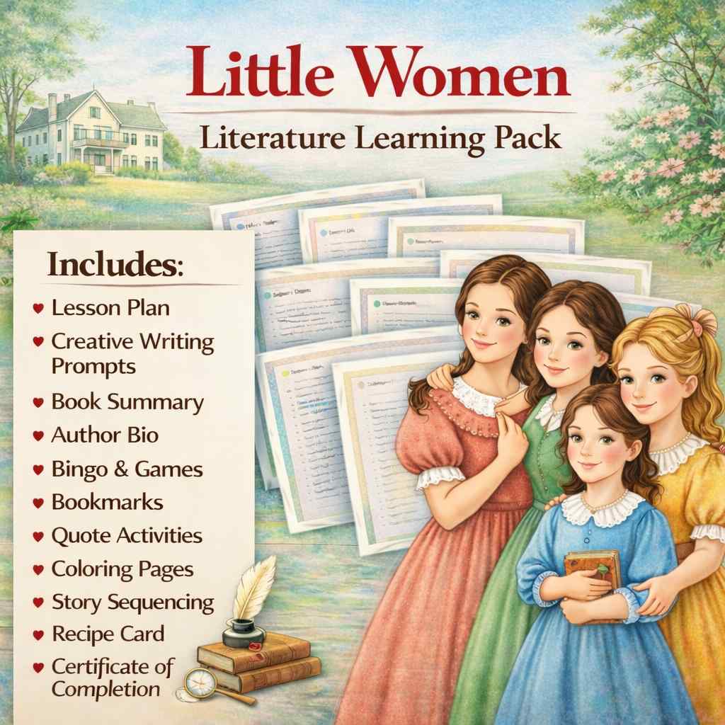 Little Women Literature Learning Pack | Class Creations